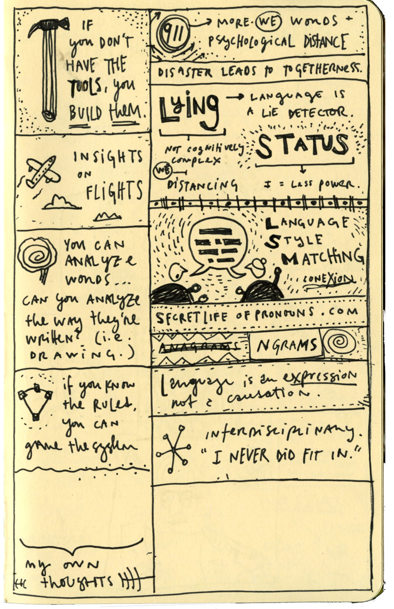 James Pennebaker on therapeutic journaling