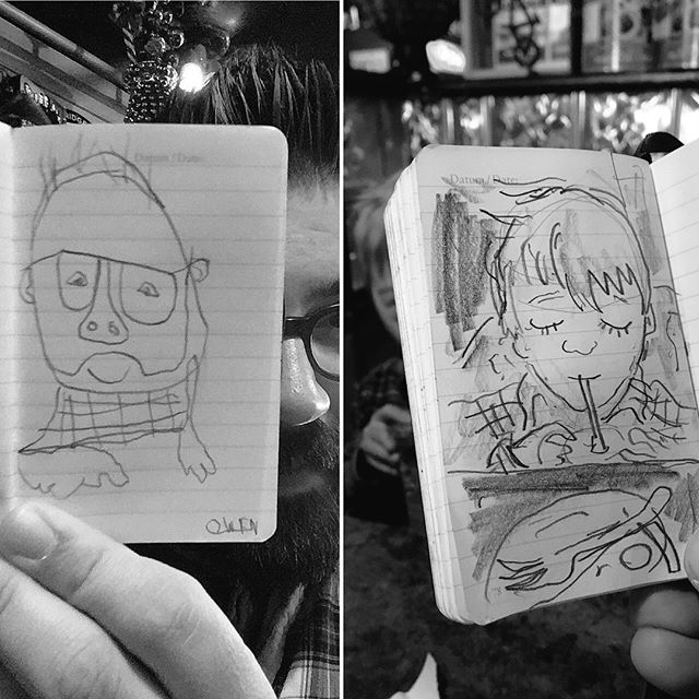 You draw me and I’ll draw you