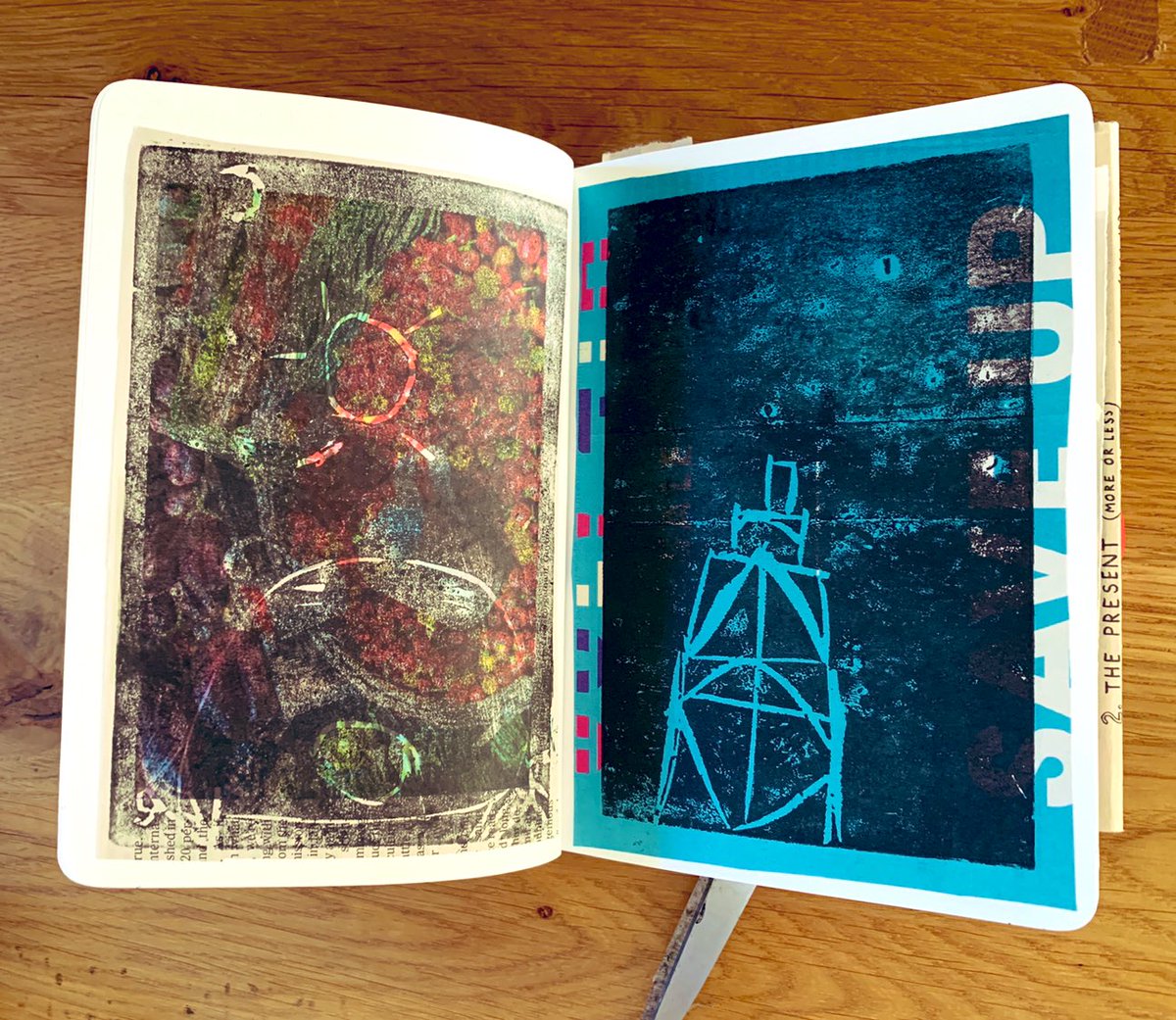 Printmaking with the six-year-old - Austin Kleon