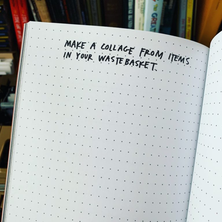 Candy wrapper collage - Austin Kleon