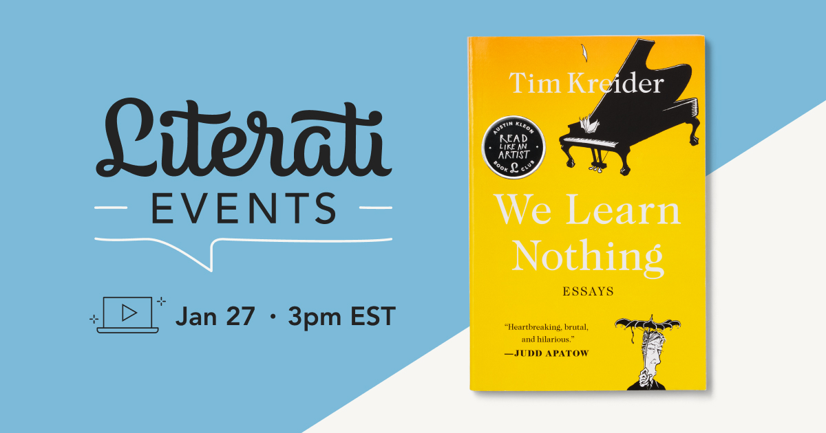 Interview with Tim Kreider - Austin Kleon