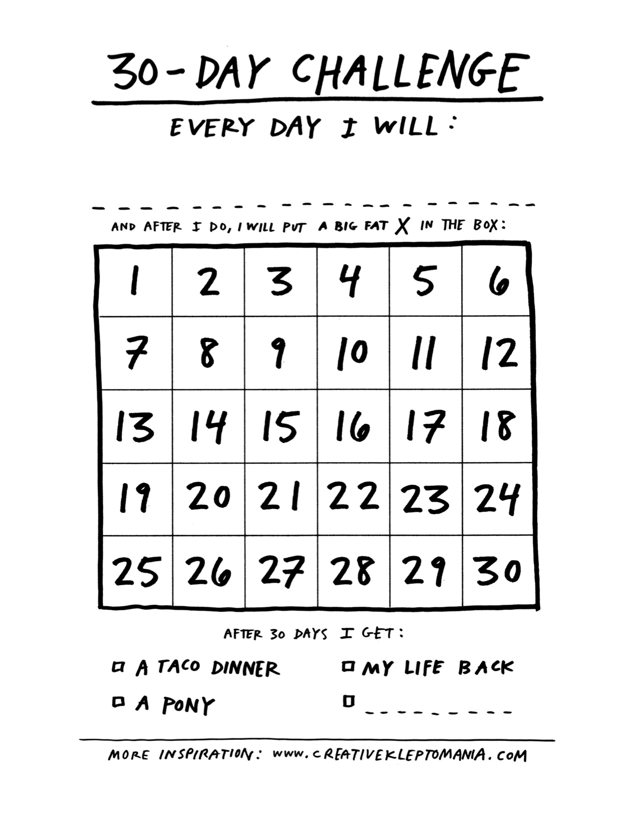 30 Day Challenges Austin Kleon 30-day-challenges-austin-kleon