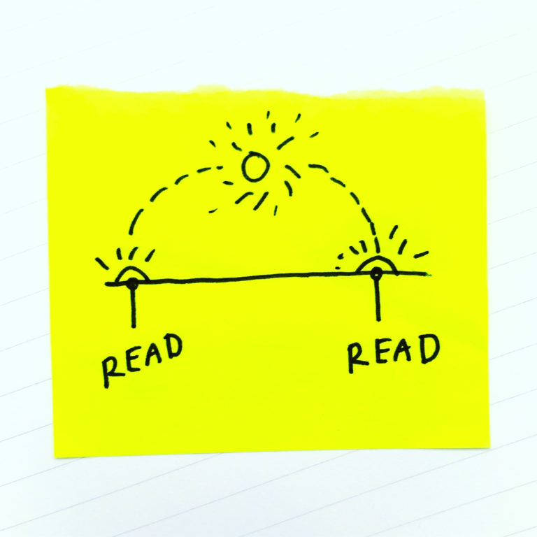 The bookends approach to reading
