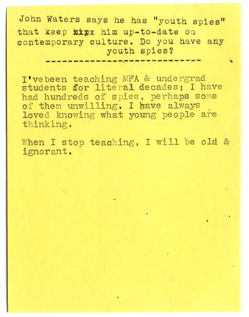 Typewriter interview with Elizabeth McCracken